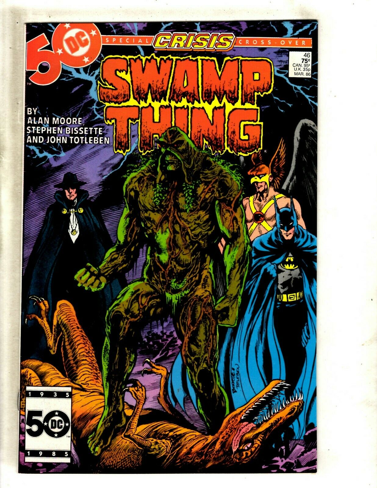 Swamp Thing # 46 NM- DC Comic Book Justice League Dark Deadman Demon ...