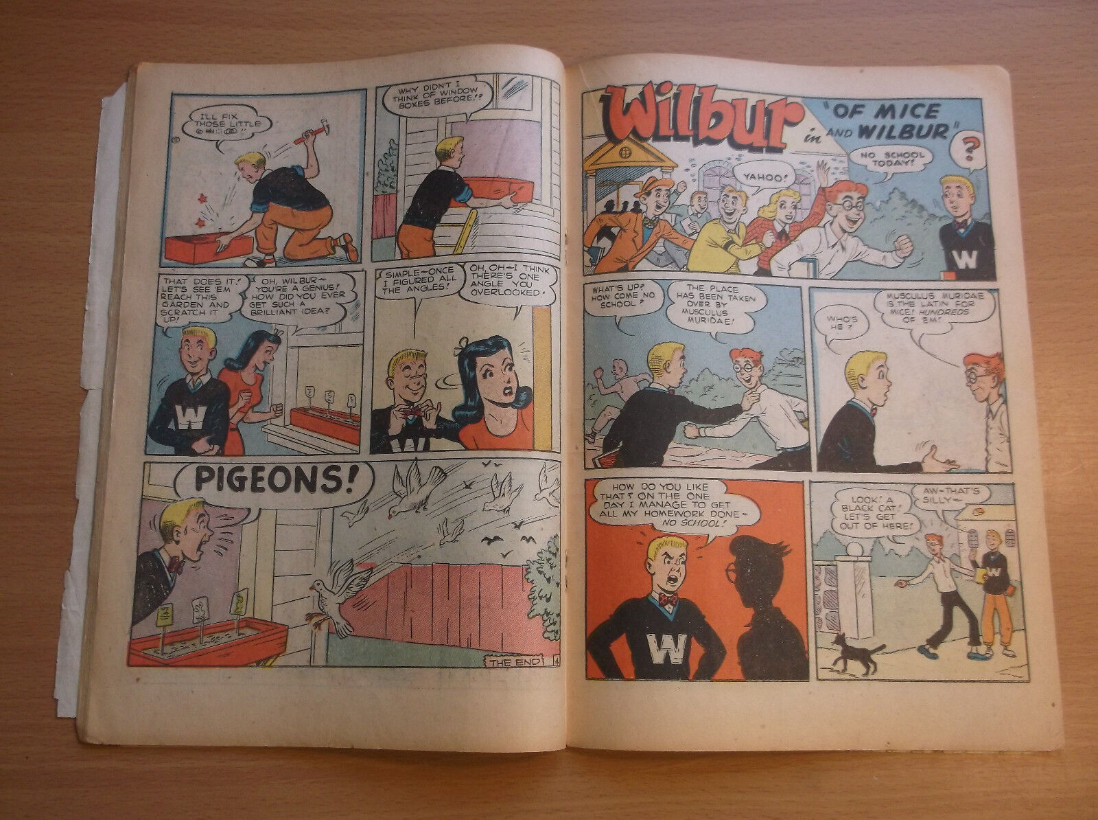 Archie Magazine: Wilbur Comics #24, Rare Golden AGE Comic, 1949, GD/VG ...