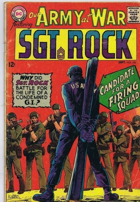 Our Army at War #184 ORIGINAL Vintage 1967 DC Comics Sgt Rock | Comic ...