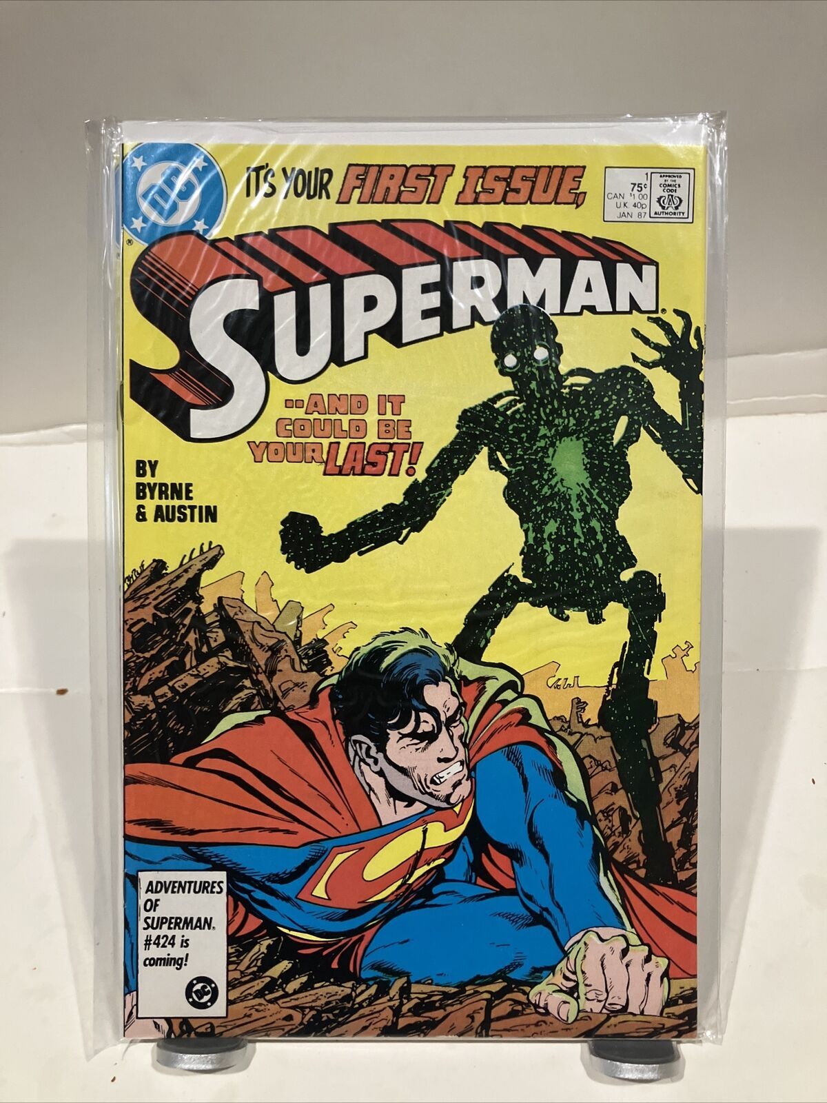 Superman #1 1987 NM High Grade DC Comics UNREAD | Comic Books - Copper ...