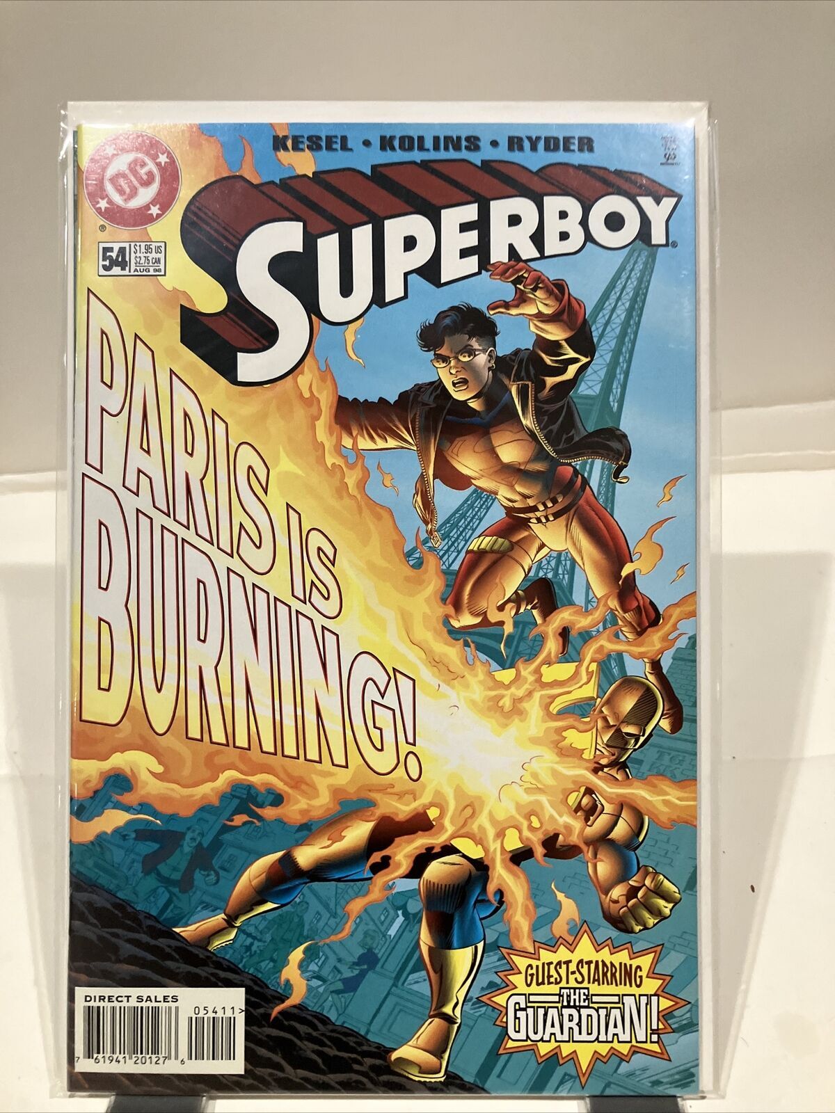 Superboy #54 DC 1998 NM- "Darkness and Light" Krypto Guardian 1st ...