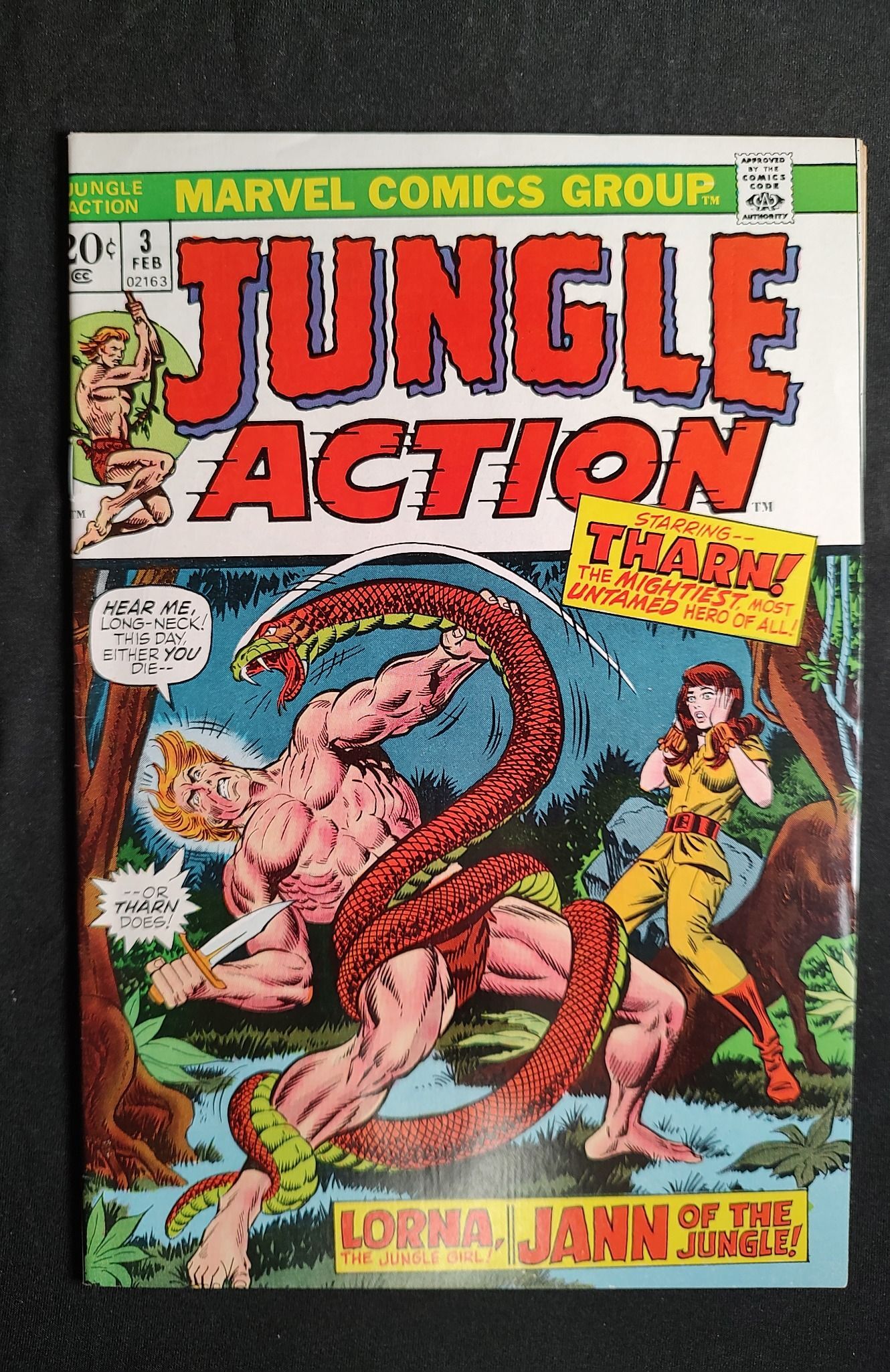 Jungle Action #3 (1973) | Comic Books - Bronze Age, Marvel, Jungle ...