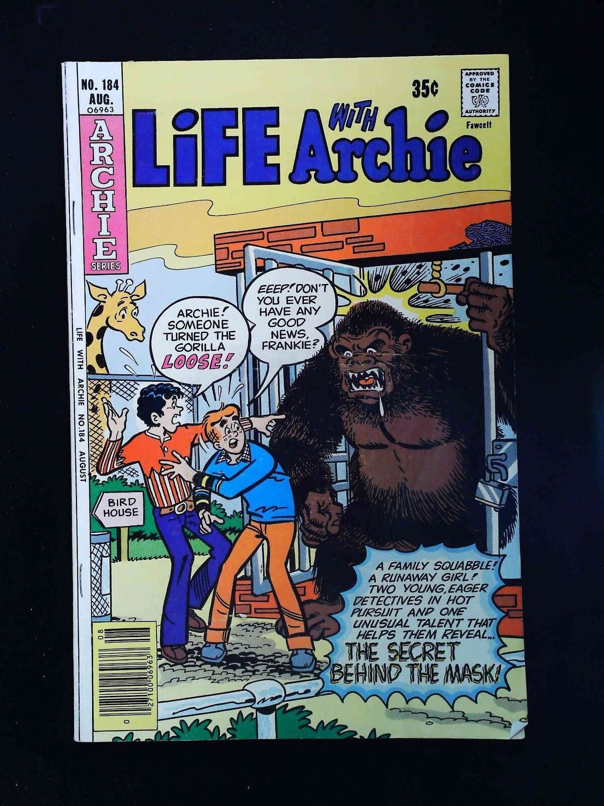 Life With Archie #184 Archie Comics 1977 Fn/Vf Newsstand | Comic Books ...