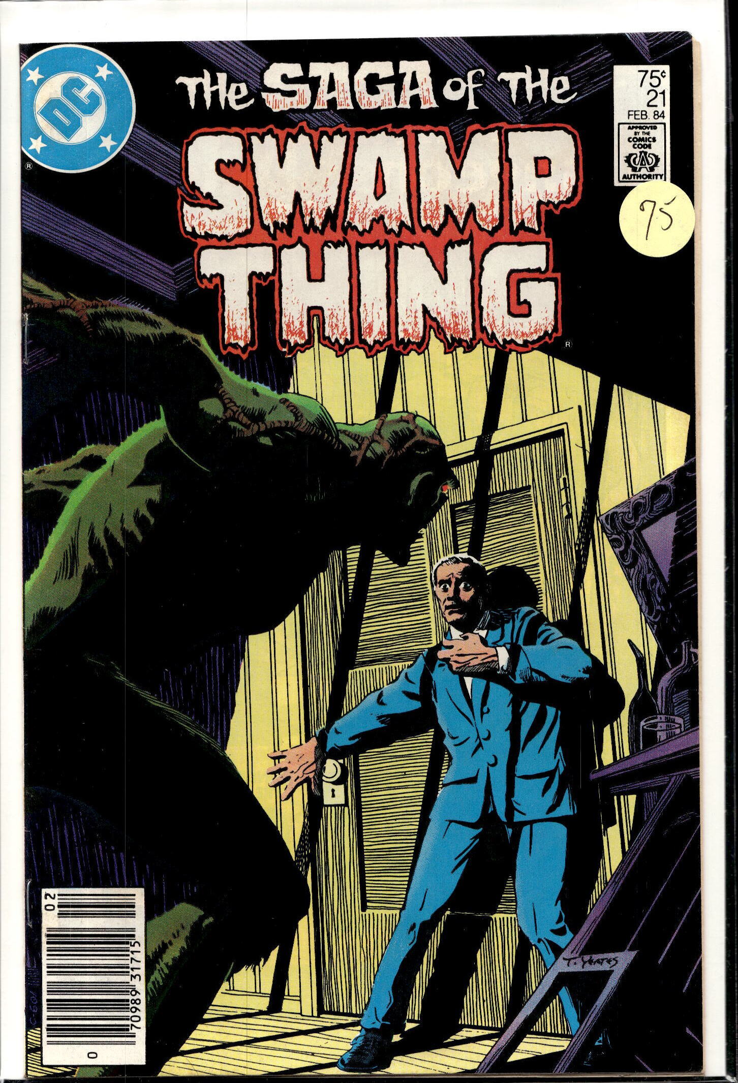 The Saga of Swamp Thing #21 Millennium Edition Cover (2000) Swamp Thing ...