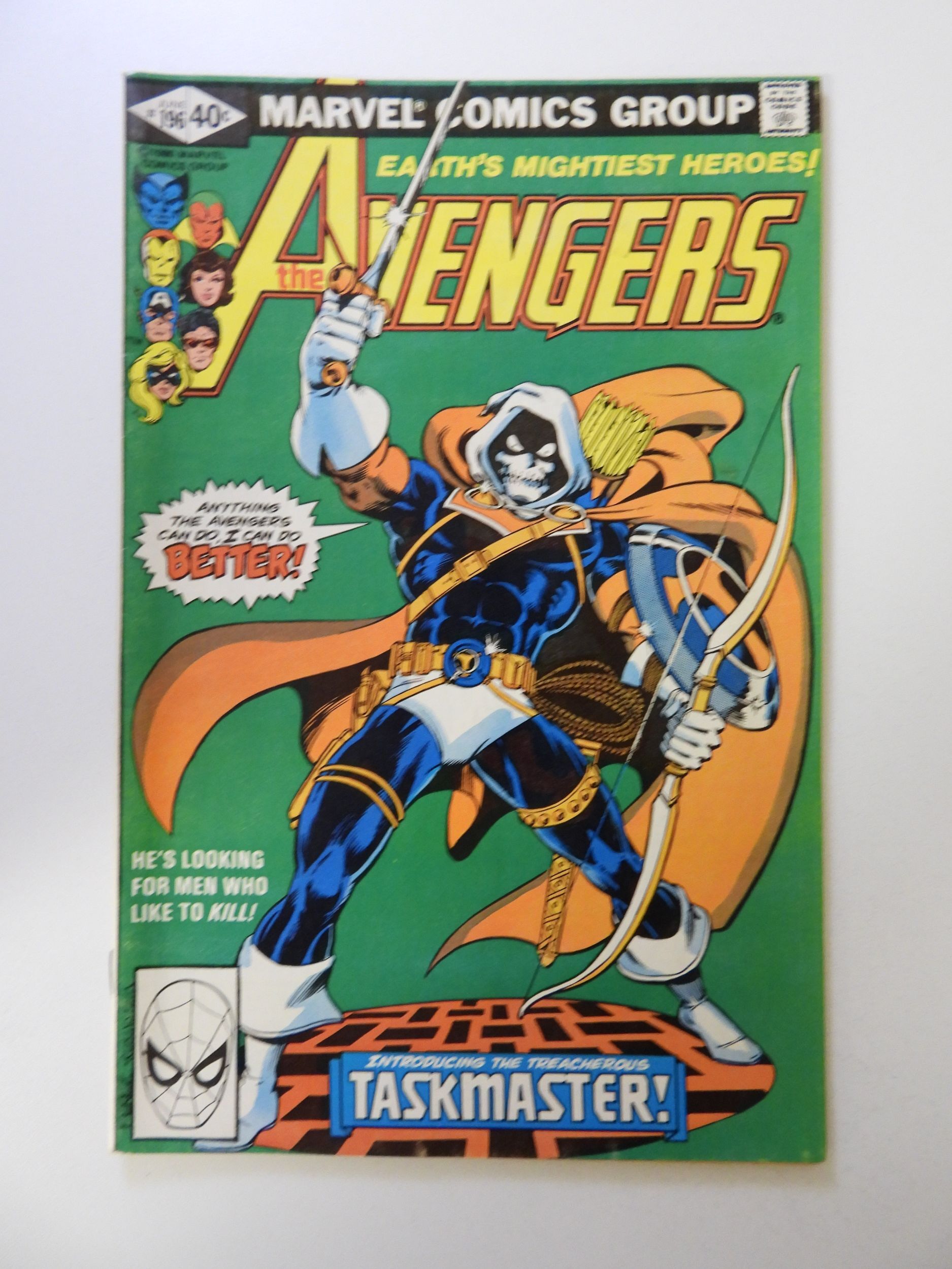 The Avengers #196 (1980) 1st full appearance of Taskmaster FN/VF ...