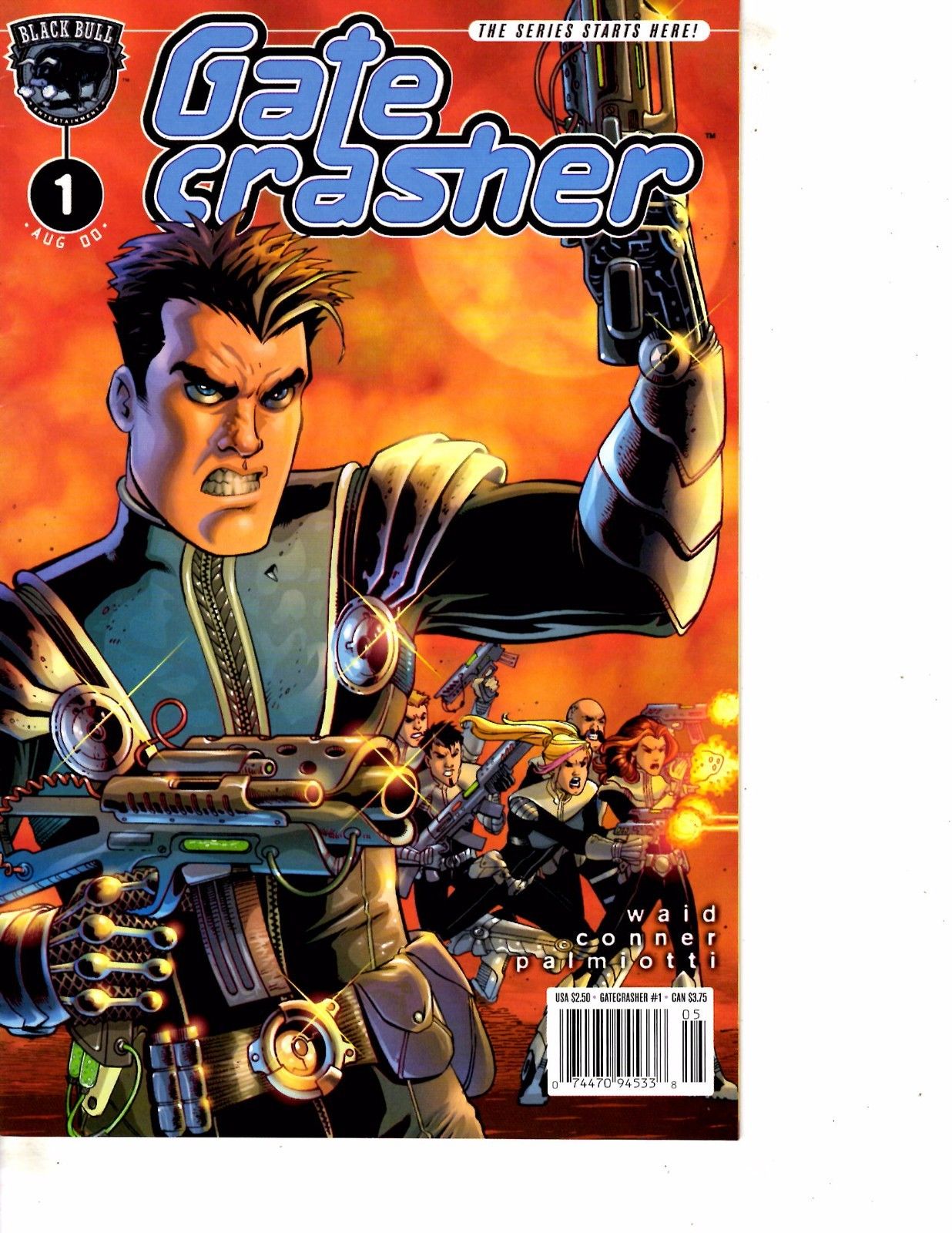 Lot Of 2 Comic Books Blaque Afro-Man #1 and Black Bull Gate Crasher #1 ...