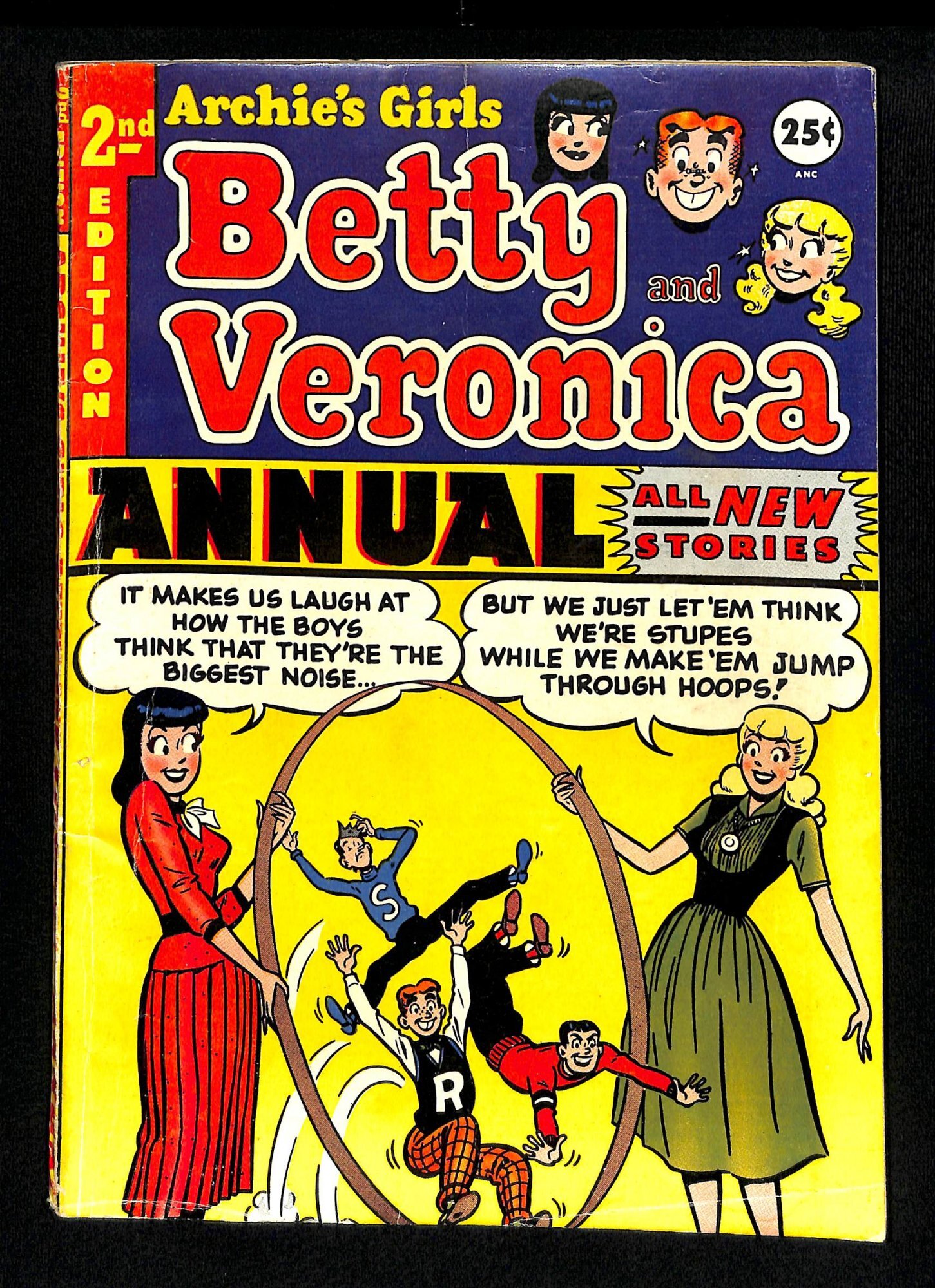 Archies Girls Betty And Veronica Annual 2 Comic Books Golden Age