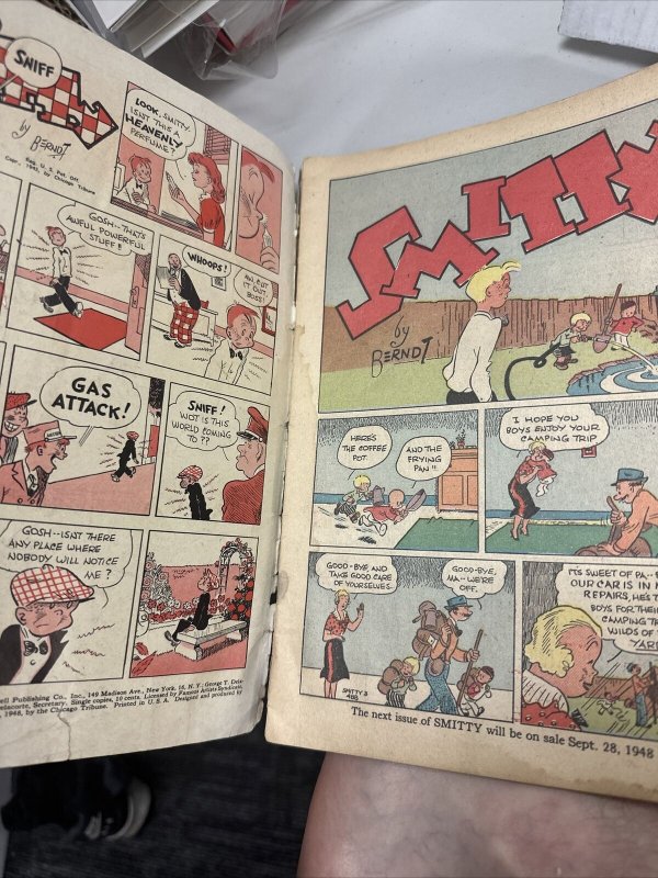 Smitty #3 1948-Dell-art by Berndt-newspaper comic strip-Golden age ...