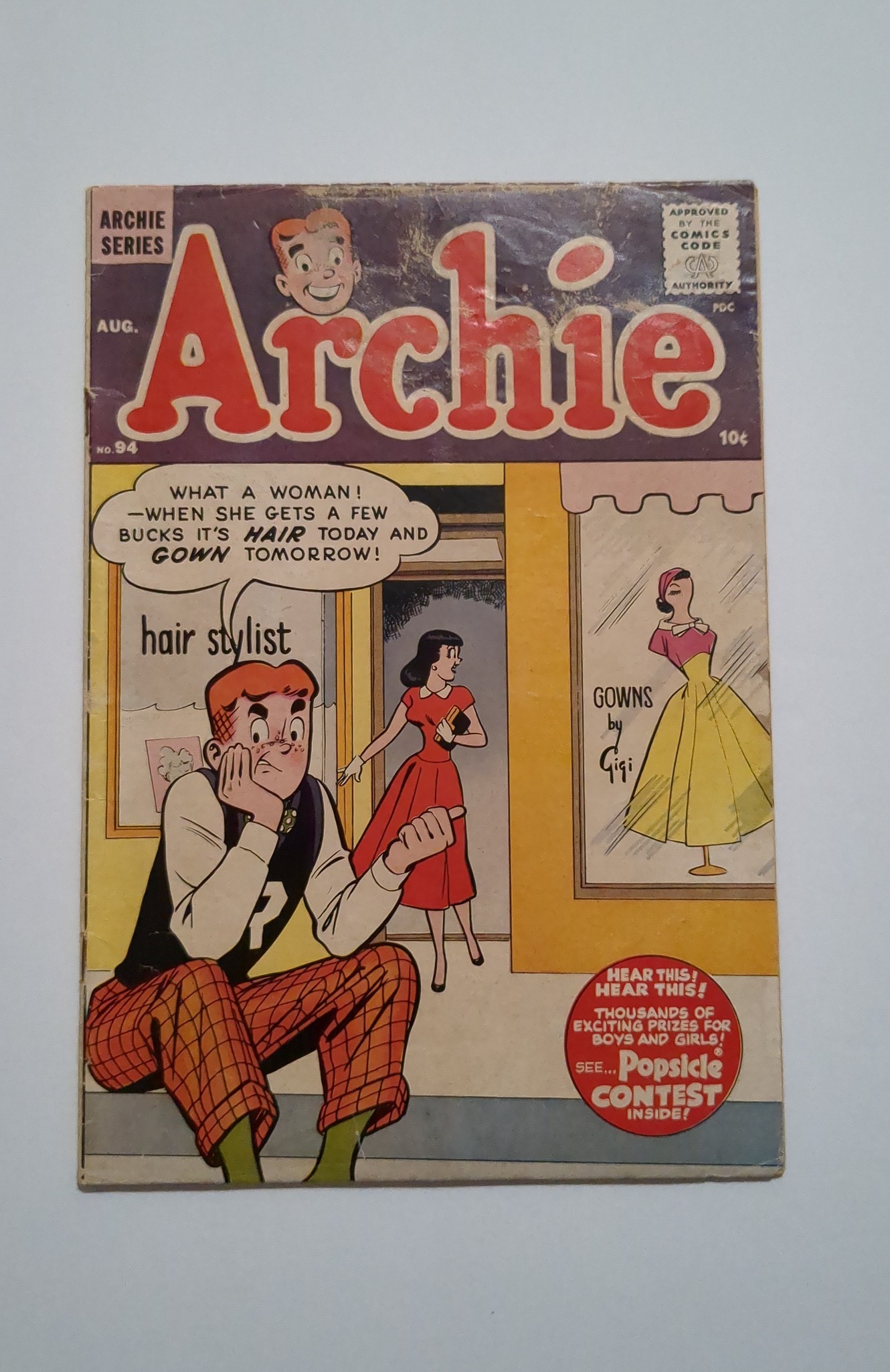 Archie Comics #94 (1958) Good 2.0 1st appearance of Coach Kleats ...