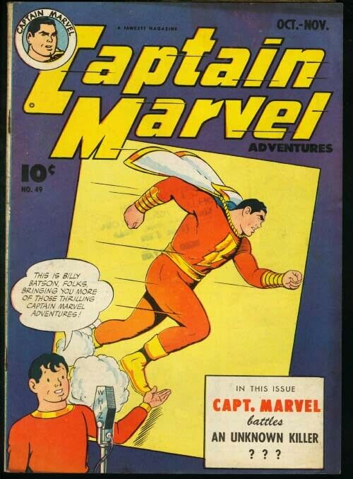 Captain Marvel Adventures #49-Fawcett VG | Comic Books - Golden Age ...
