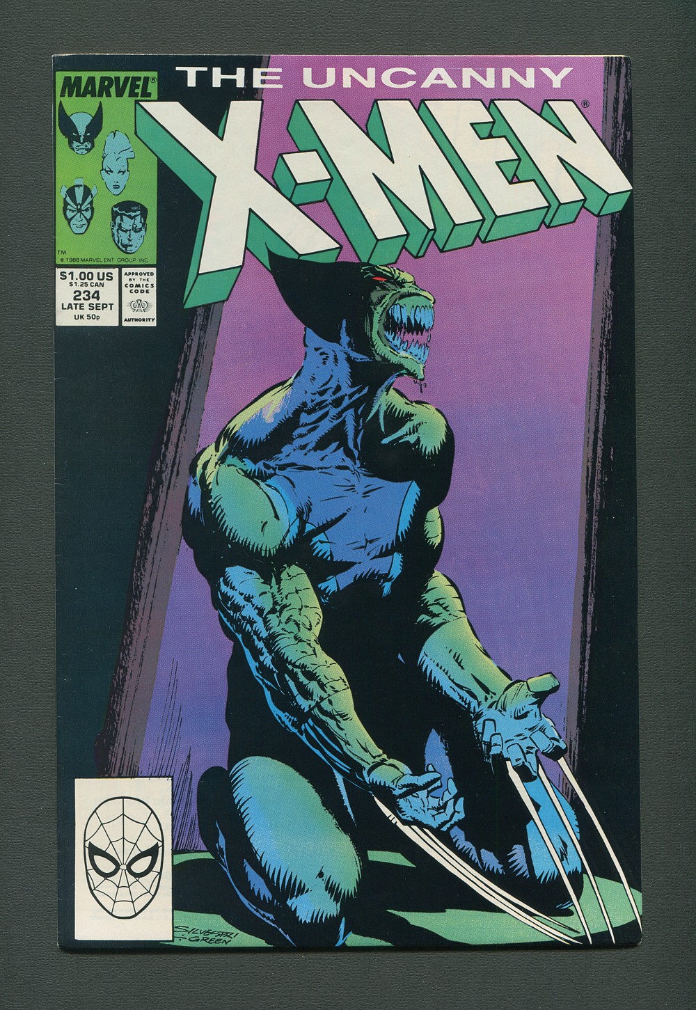 Uncanny X-Men #234 / 8.5 VFN+ - 9.0 VFN/NM / September 1988 | Comic ...