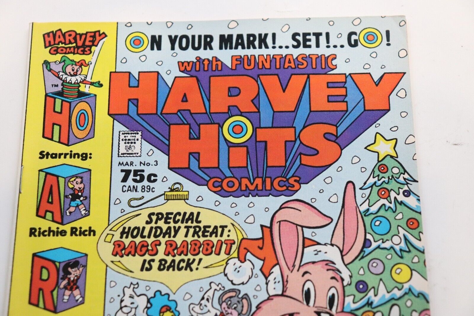 Harvey Hits Comics #3 Harvey Comics March 1987 Rags Rabbit | Comic ...