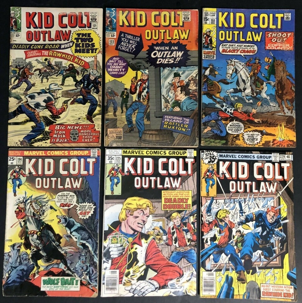 Marvel Western Silver Bronze Reader lot of 20 Rawhide Two-Gun Kid Colt ...
