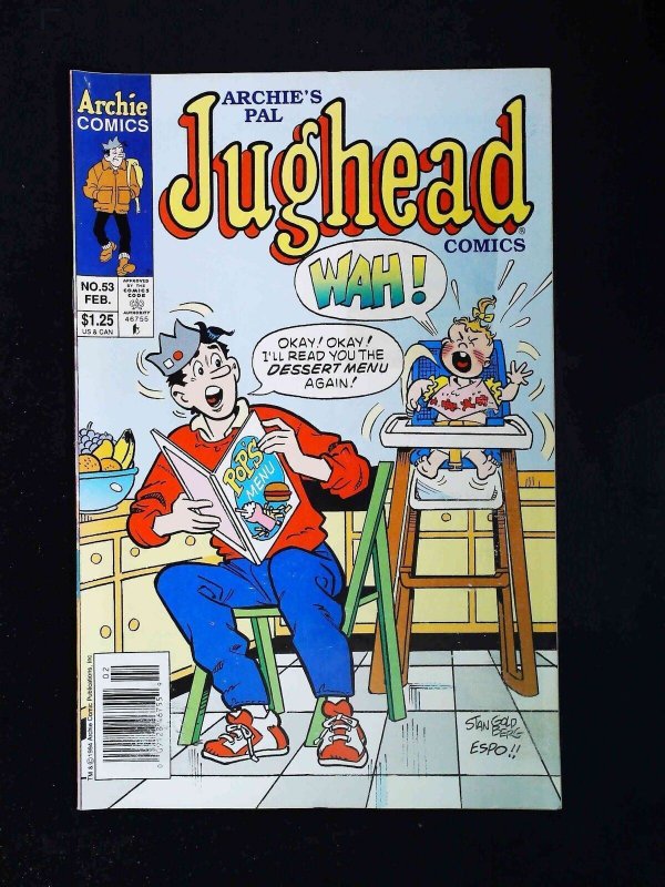 Jughead #53 (2Nd Series) Archie Comics 1994 Vf Newsstand | Comic Books ...