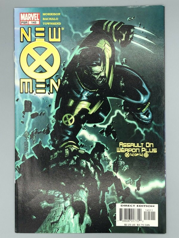 New X Men 145 Marvel Comics 2003 Fantomex Weapon Plus Wolverine Captain ...