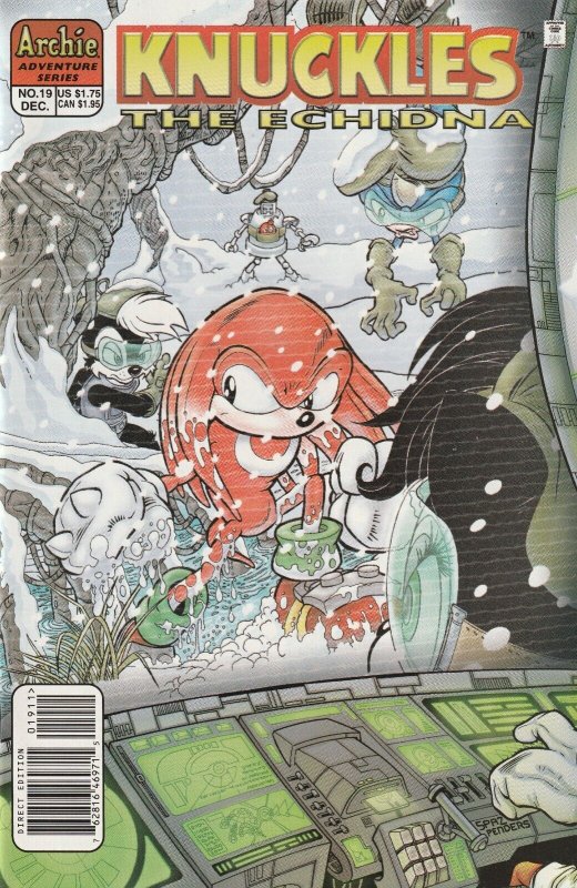 Knuckles The Echidna # 20 Cover A NM Archie Adventure Series 1998 [BB ...