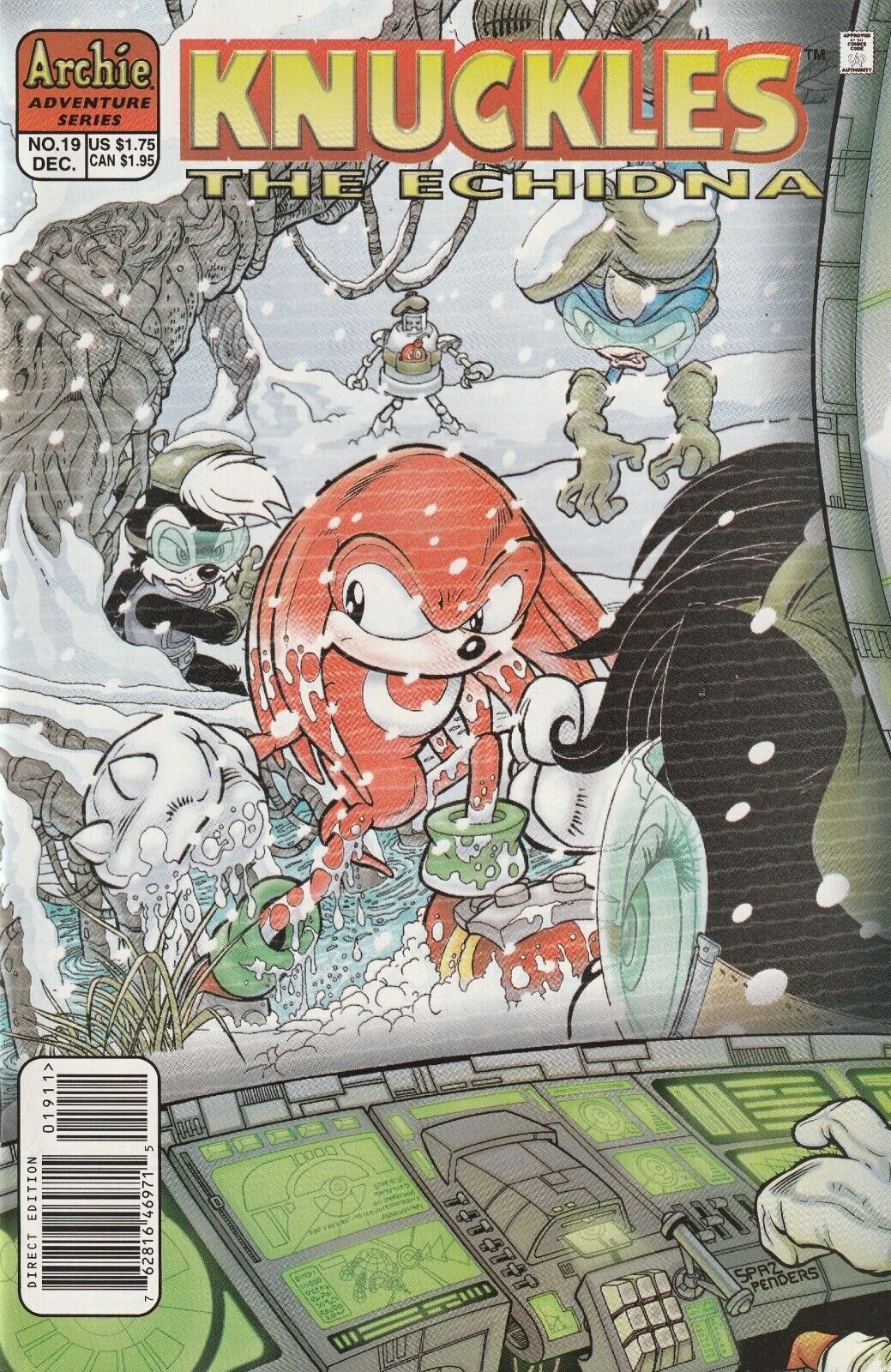 Knuckles The Echidna # 20 Cover A NM Archie Adventure Series 1998 [BB ...