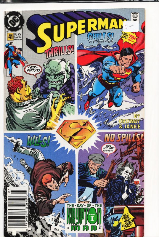 Superman #41 (1990) Draaga | Comic Books - Copper Age, DC Comics ...