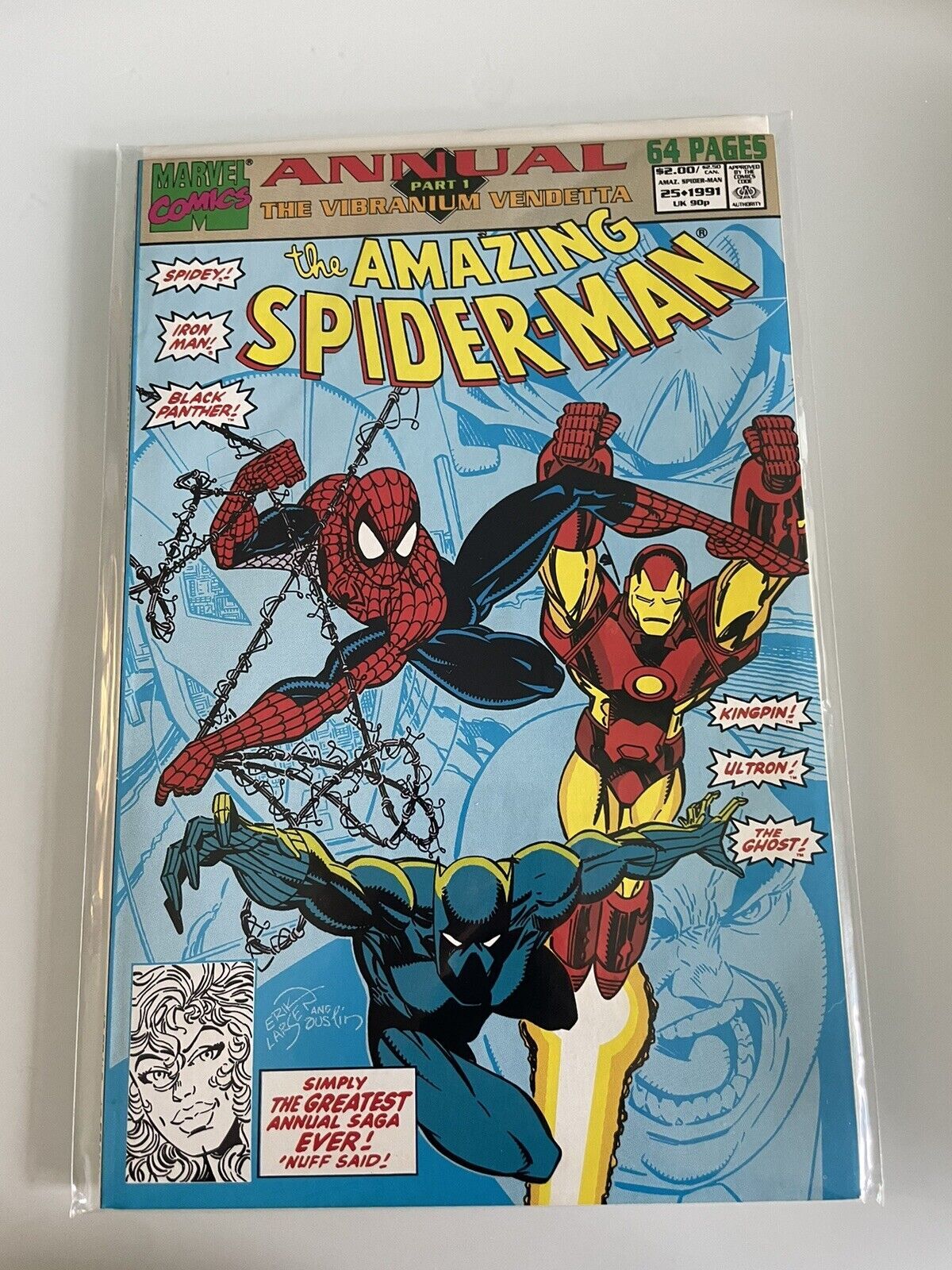 The Amazing Spider-Man Annual #25 - First Venom Solo Story 1991 Marvel ...
