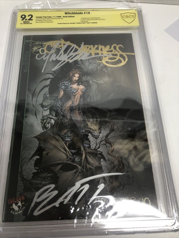 Witchblade (1996) # 10 (CBCS 9.2) Verif Signature Michael Turner & Matt Banning | International ...