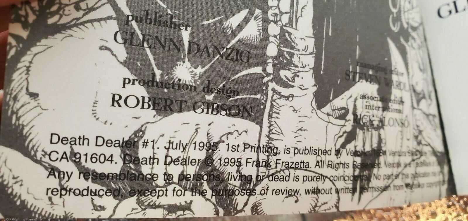Death Dealer #1 Frank Frazetta, Glenn Danzig, Simon Bisley, Verotik ...