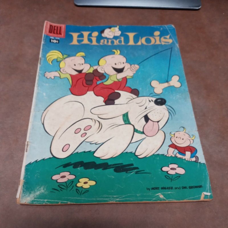 Hi and Lois (#2) Four Color Comics 774 dell 1957 silver age cartoon 1st ...