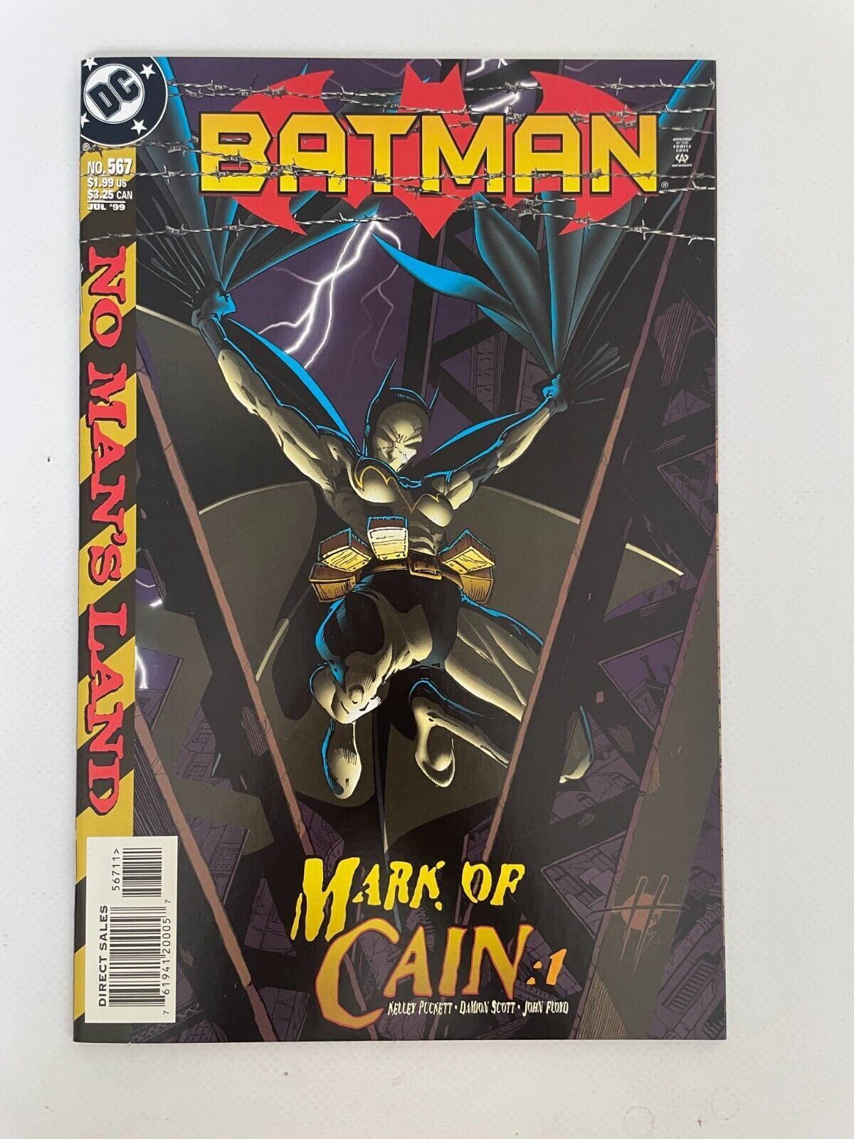 Batman # 567 NM DC Comic Book Mark Of Cain Part 1 Batgirl 6 RC48 ...