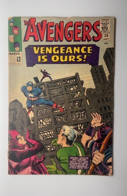 The Avengers #20 (1965) | Comic Books - Silver Age, Marvel, Avengers ...