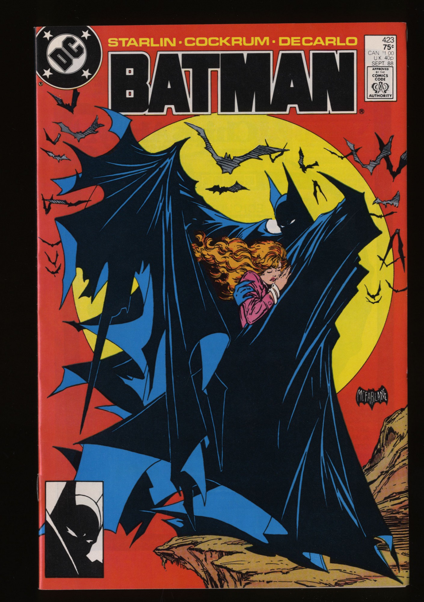 Batman #423 VF/NM 9.0 Classic McFarlane Cover! | Comic Books - Modern ...