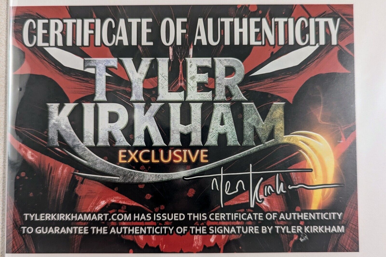 Street Fighter Omega #1 Kimberly Battle Damage SIGNED by Tyler Kirkham ...