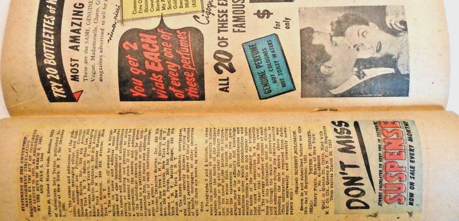 Adventures Into Terror #10vg+, Krigstein Art! | International - Comic ...