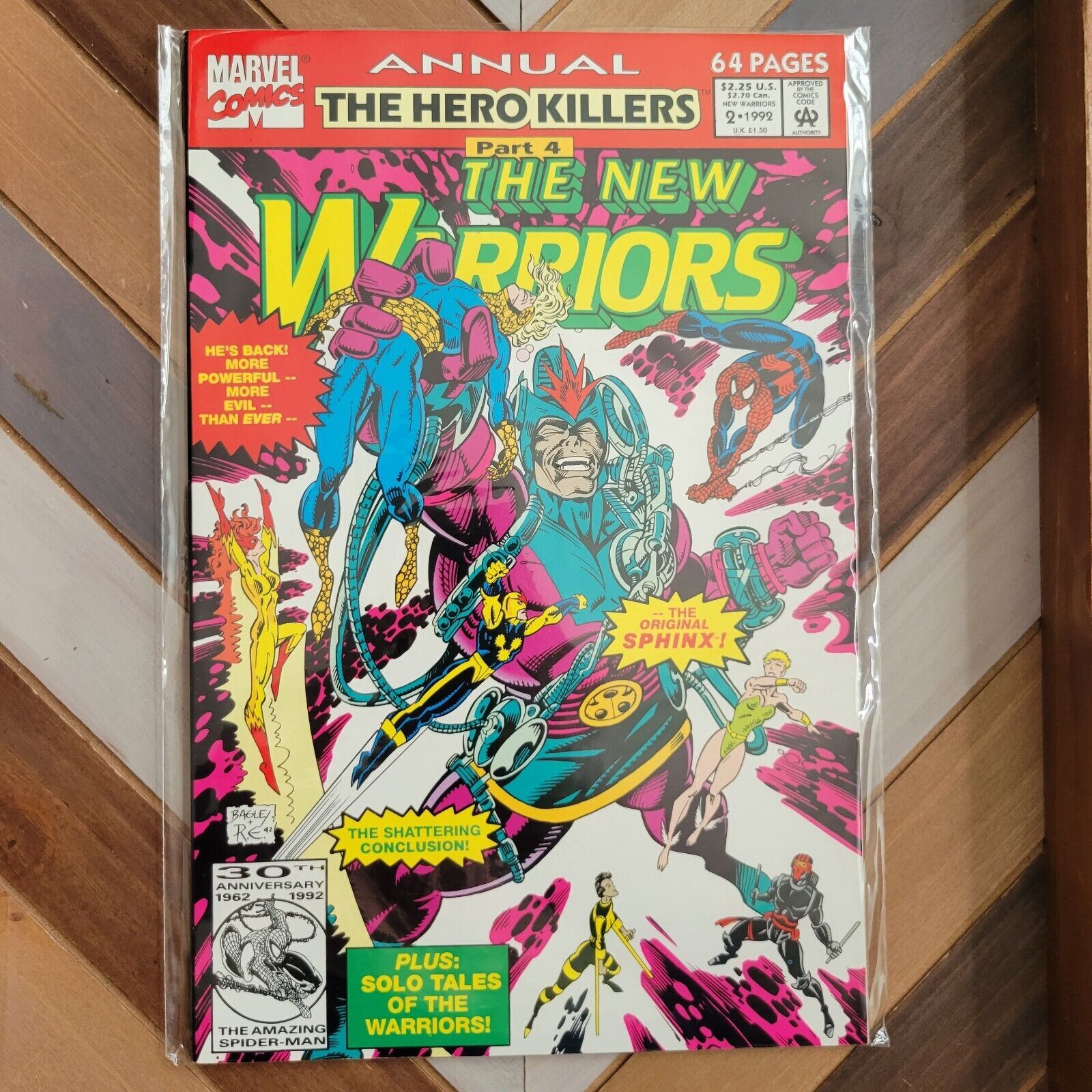 NEW WARRIORS Annual #2 NM, unread (Marvel 1992) "HERO KILLERS" Part 4, 64 pages | Comic Books ...