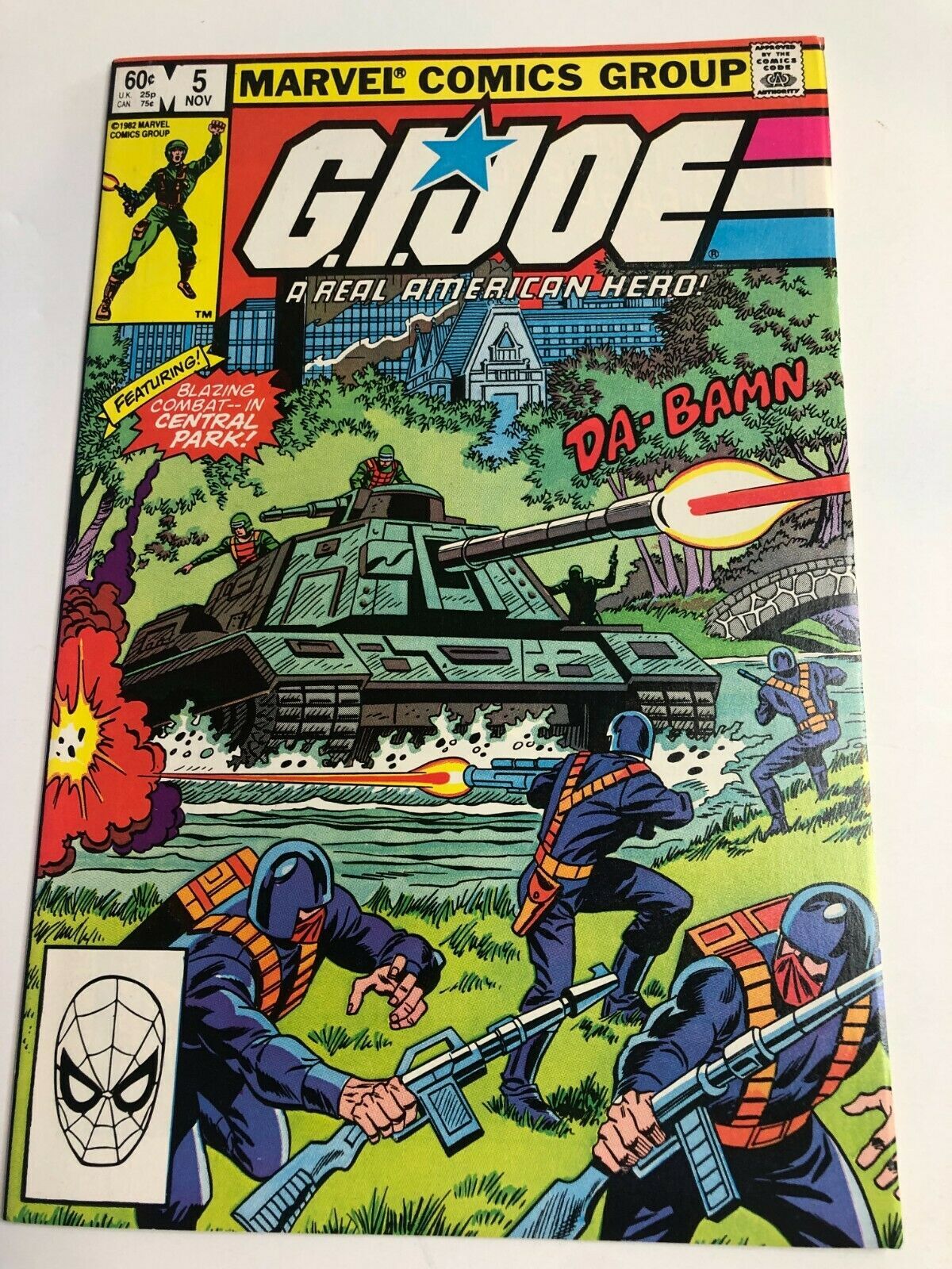 GI Joe A Real American Hero (1982) #5 VG+ - "Tanks" For the Memories ...