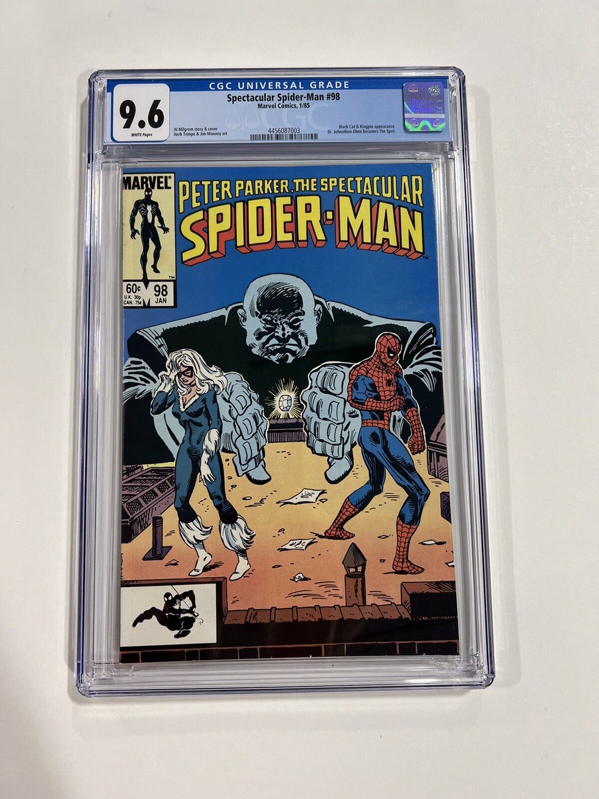 Spectacular Spider-Man 98 CGC 9.6 1985 Marvel comics | Comic Books ...