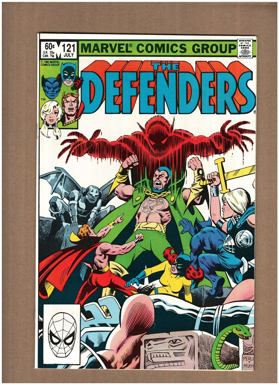 Defenders #121 Marvel Comics 1983 Beast Valkyrie Hellcat Hellstorm VF+ ...