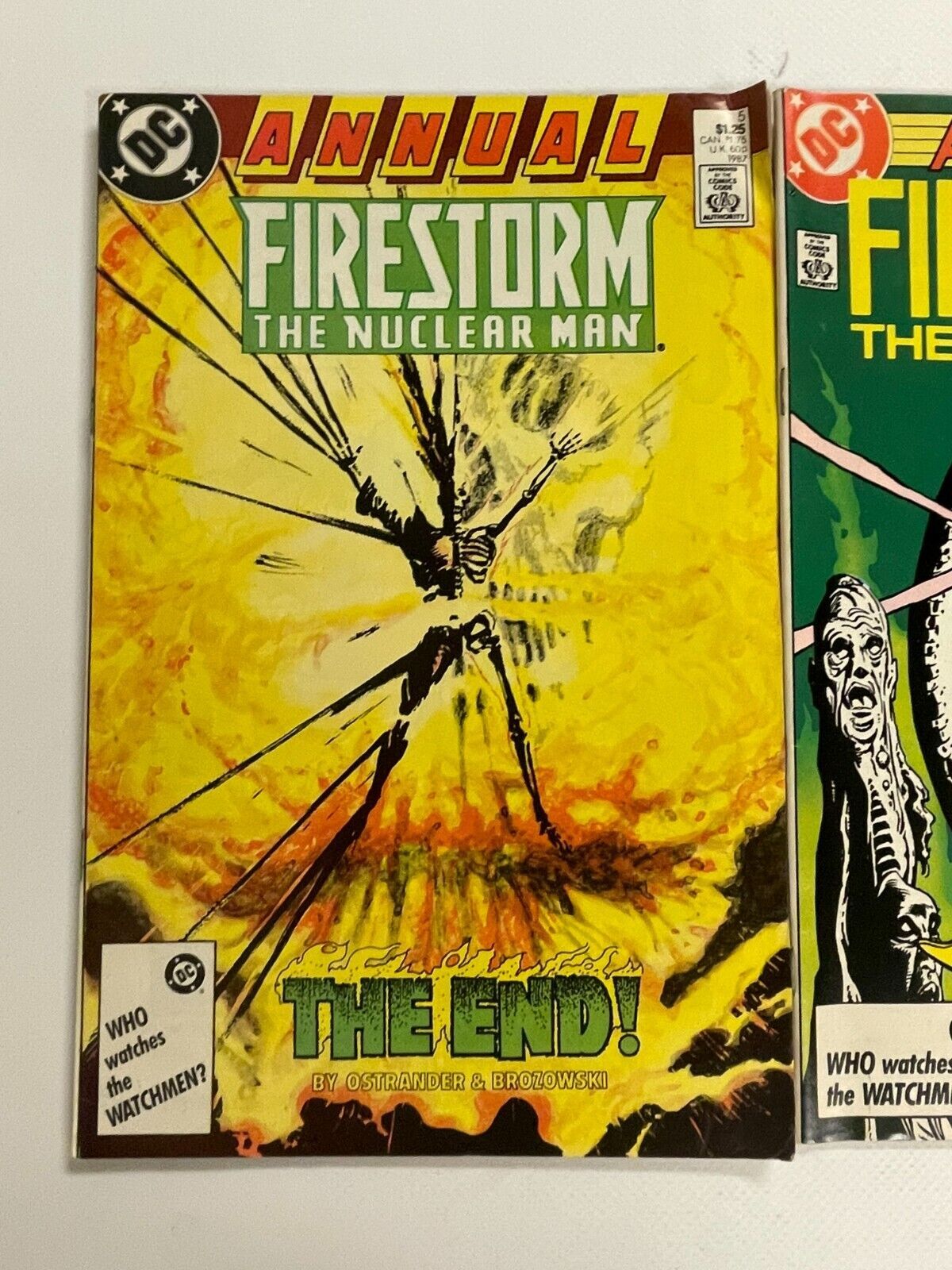 5 Fire Storm Comic Books, DC Comic Books #1 2 3 4 5 Flash Batman ...