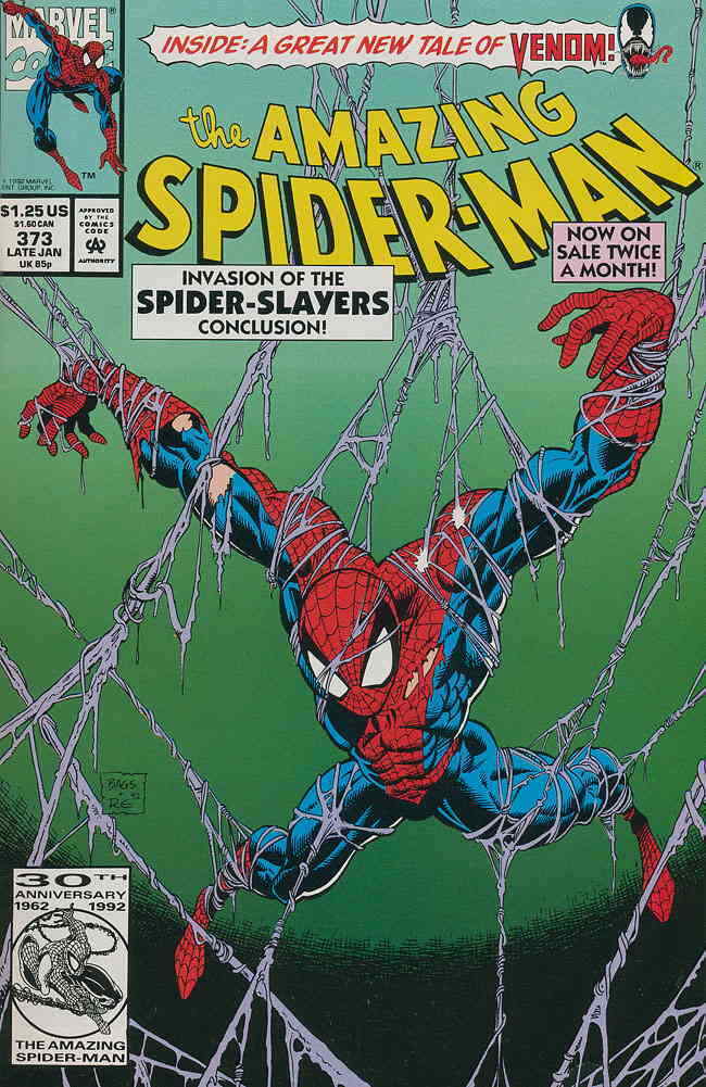 Amazing Spider-Man, The #373 FN; Marvel | Invasion of the Spider ...