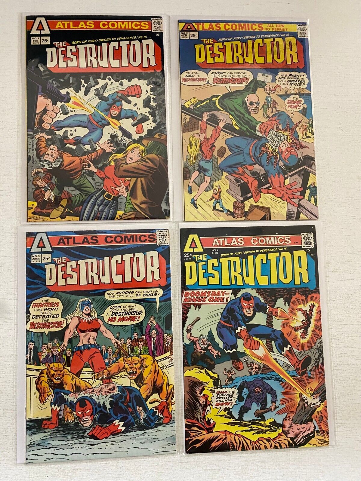 Destructor set #1-4 6.0 FN (1975 Atlas) | Comic Books - Modern Age ...