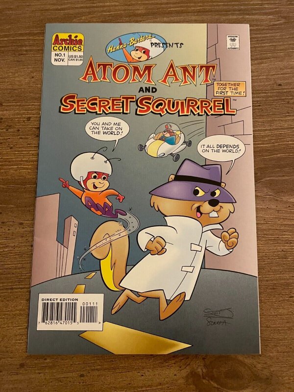 Hanna Barbera Presents Atom Ant & Secret Squirrel # 1 NM Archie Comic Book RH26 | Comic Books ...