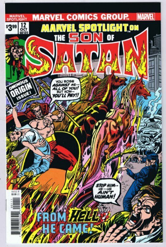 Son Of Satan 2019 Marvel Spotlight Facsimile Edition #12 Origin Son of ...