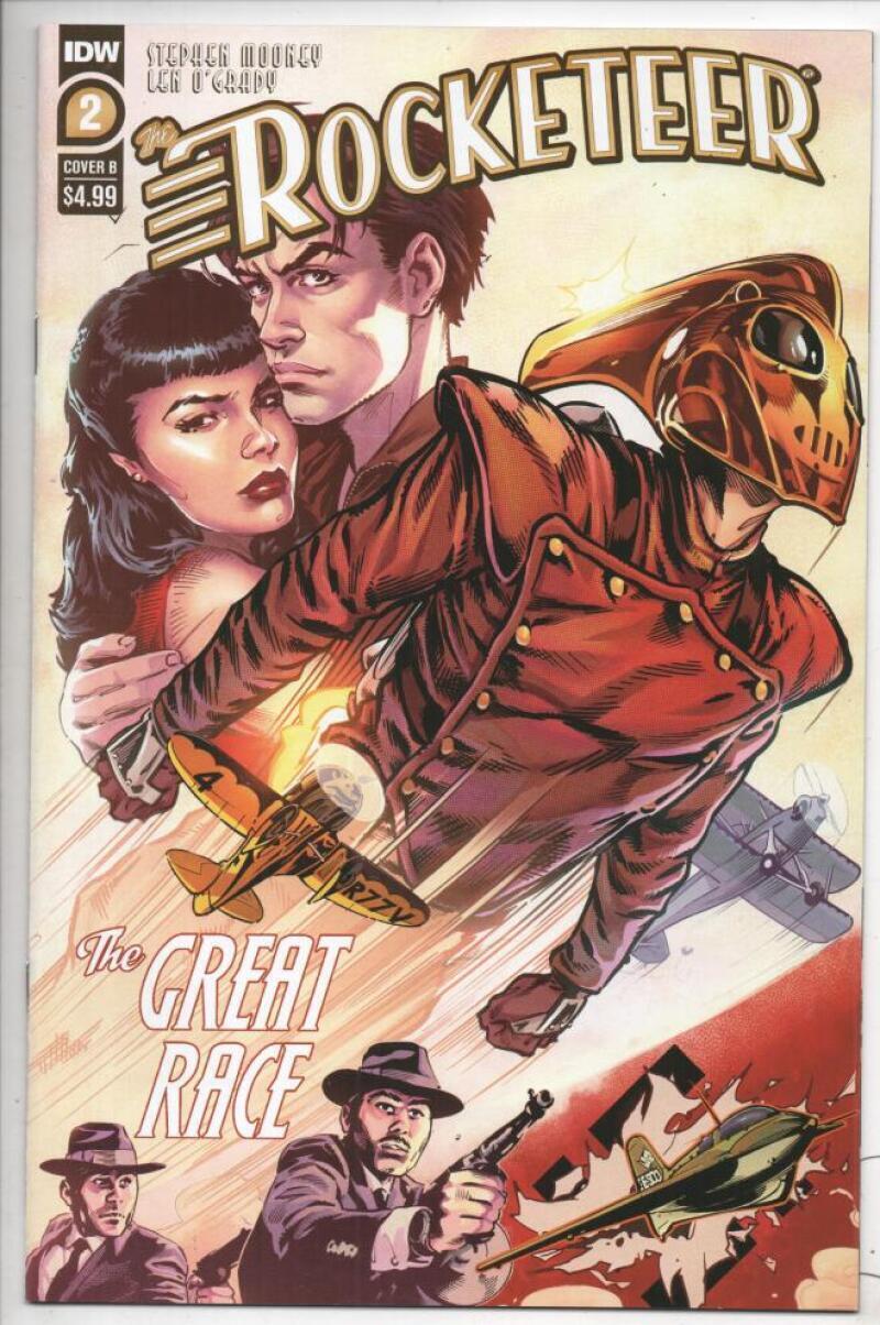 ROCKETEER Great Race #1 2 3 4, NM, Dave Stevens, Bettie Page, 2022, 1-4 ...