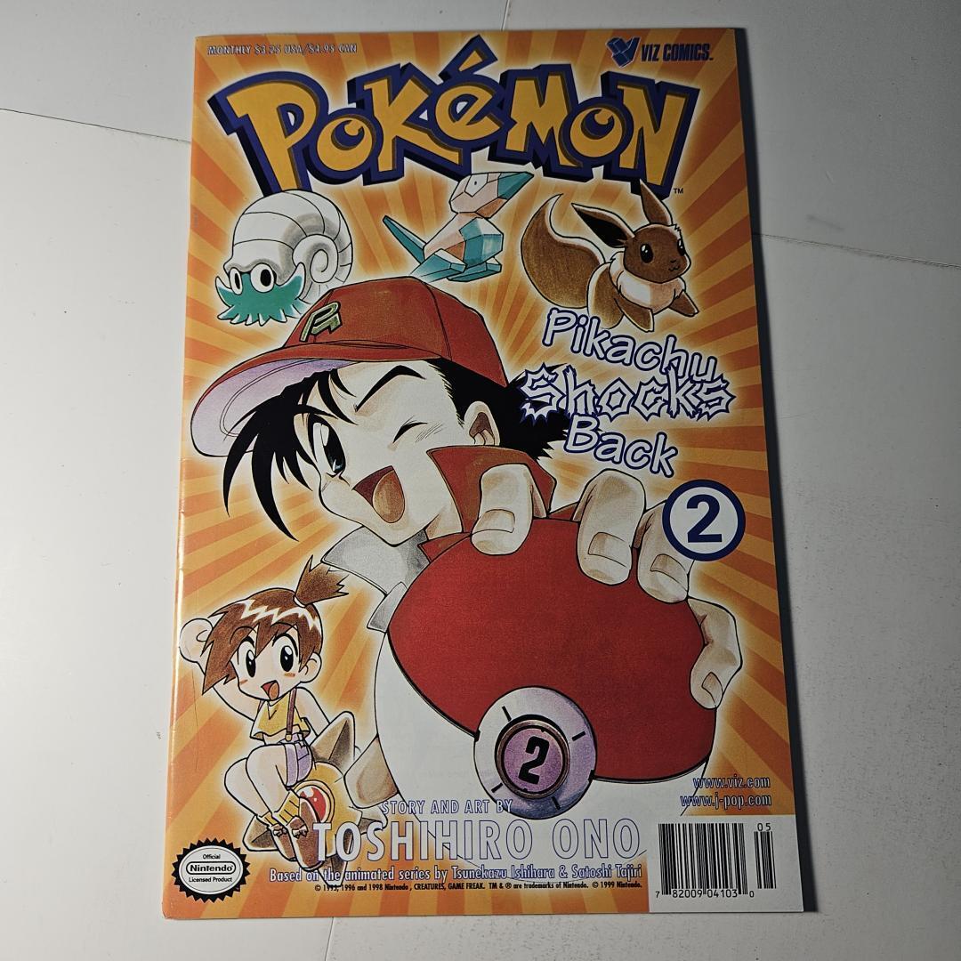 Pokémon: Pikachu Shocks Back #2, VF Toshihiro Ono, VIZ Comics | Comic ...