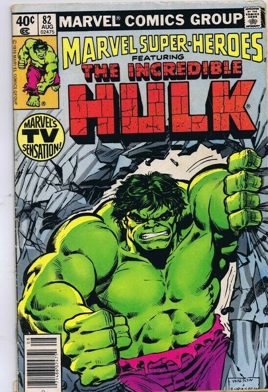 Marvel Super Heroes #82 ORIGINAL Vintage 1979 Incredible Hulk | Comic Books - Bronze Age, Marvel ...