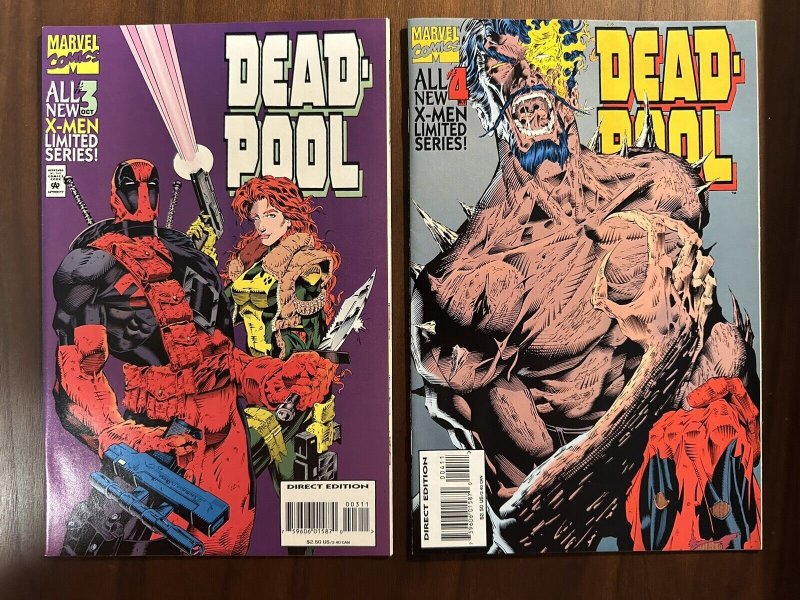Deadpool #1-4 VF complete mini-series 1st Dr. Killebrew (Marvel 1994) | Comic Books - Modern Age ...