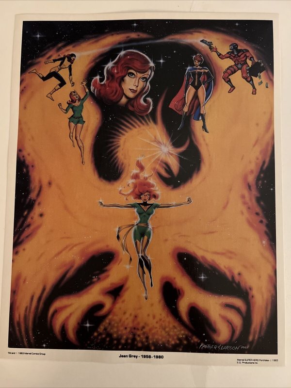 SQP 11x14 Marvel Superhero Portfolios X-men Hulk Spider-Man (12 Prints ...