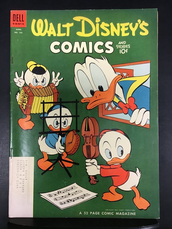 Walt Disney's Comics & Stories #163 (1954) | Comic Books - Golden Age ...
