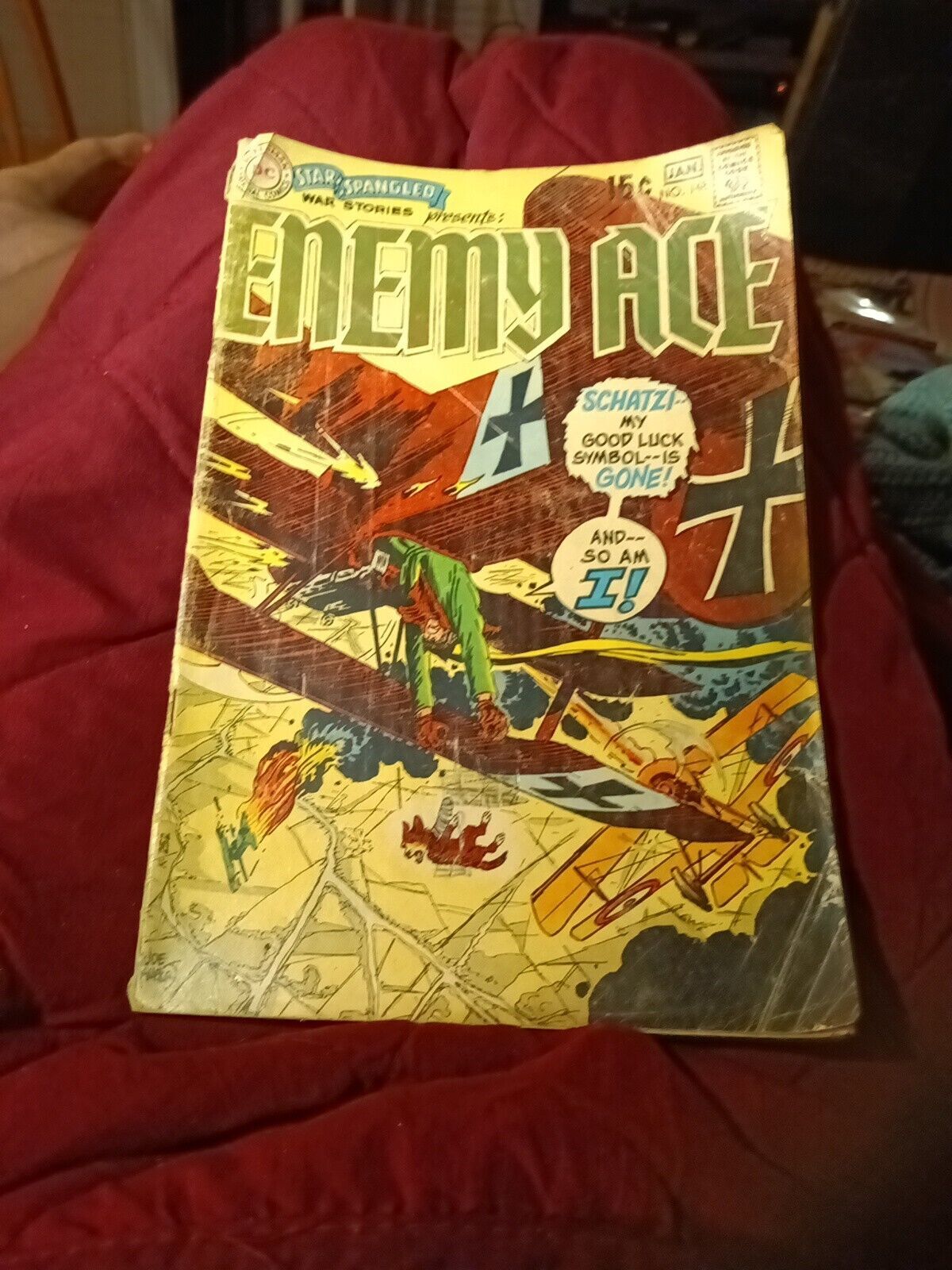 Star Spangled WAR Stories #148 DC Silver New Enemy ACE Story JOE Kubert ...