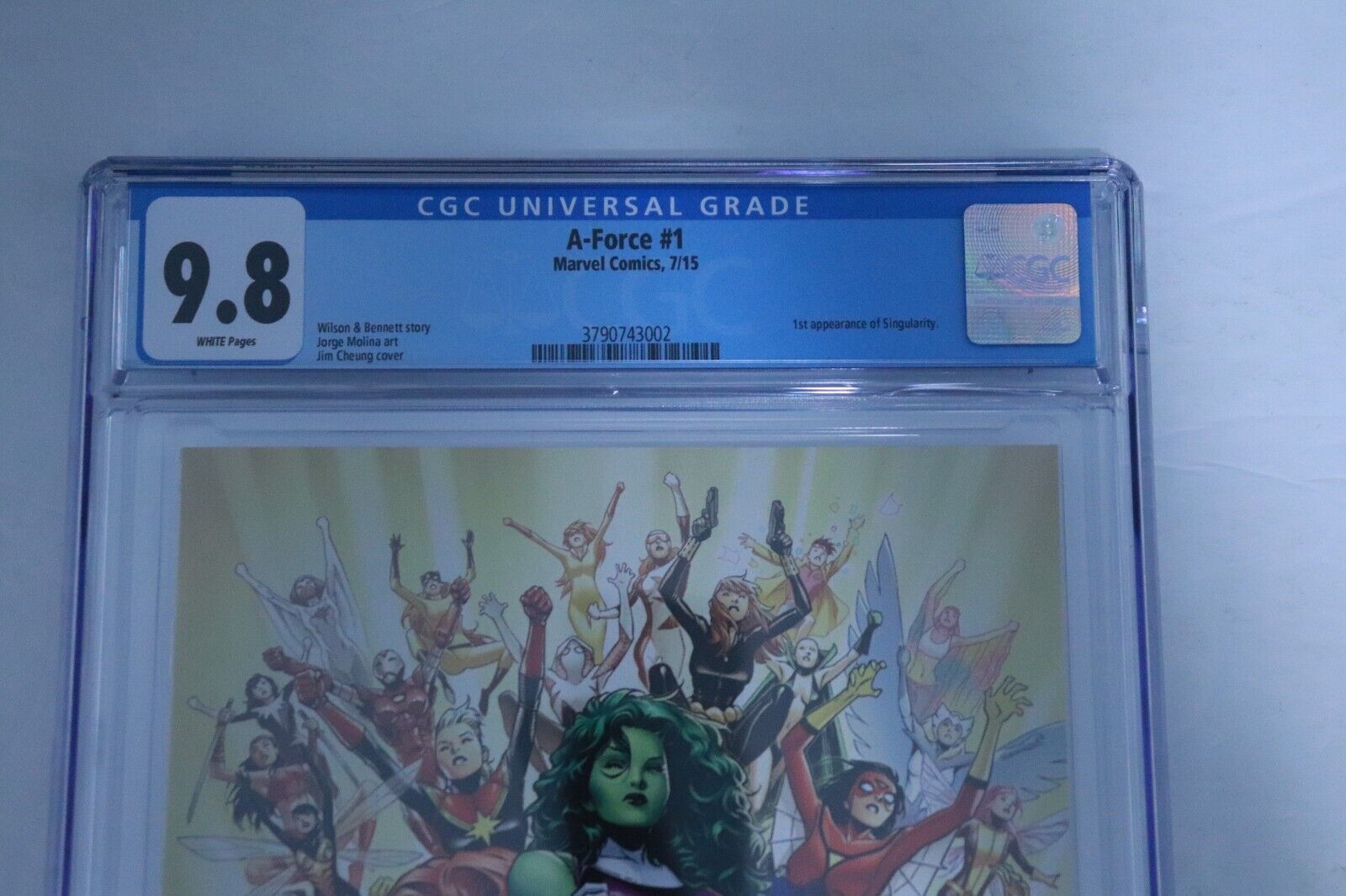 A-Force 1 CGC 9.8 1st Appearance Singularity She-Hulk Marvel | Comic ...