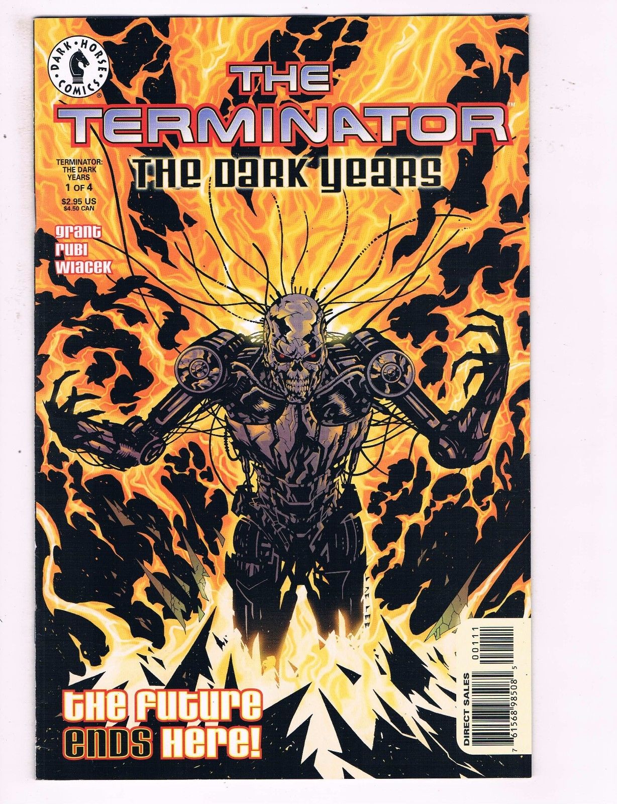 The Terminator The Dark Years #1 Of 4 VF Dark Horse Comics Comic Book ...