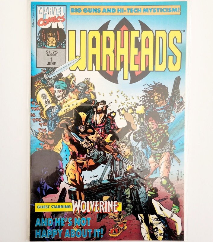 1992 Marvel Comics Warheads #1 Comic Book Vintage Wolverine | Comic ...